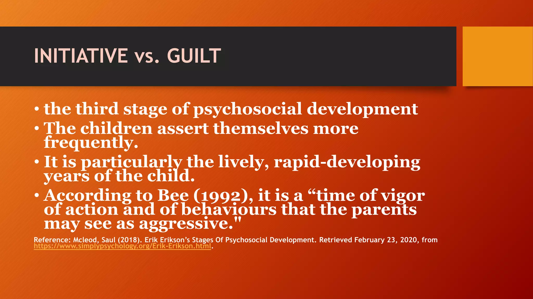 ERIK ERIKSON STAGES OF PSYCHOSOCIAL DEVELOPMENT | PPTX