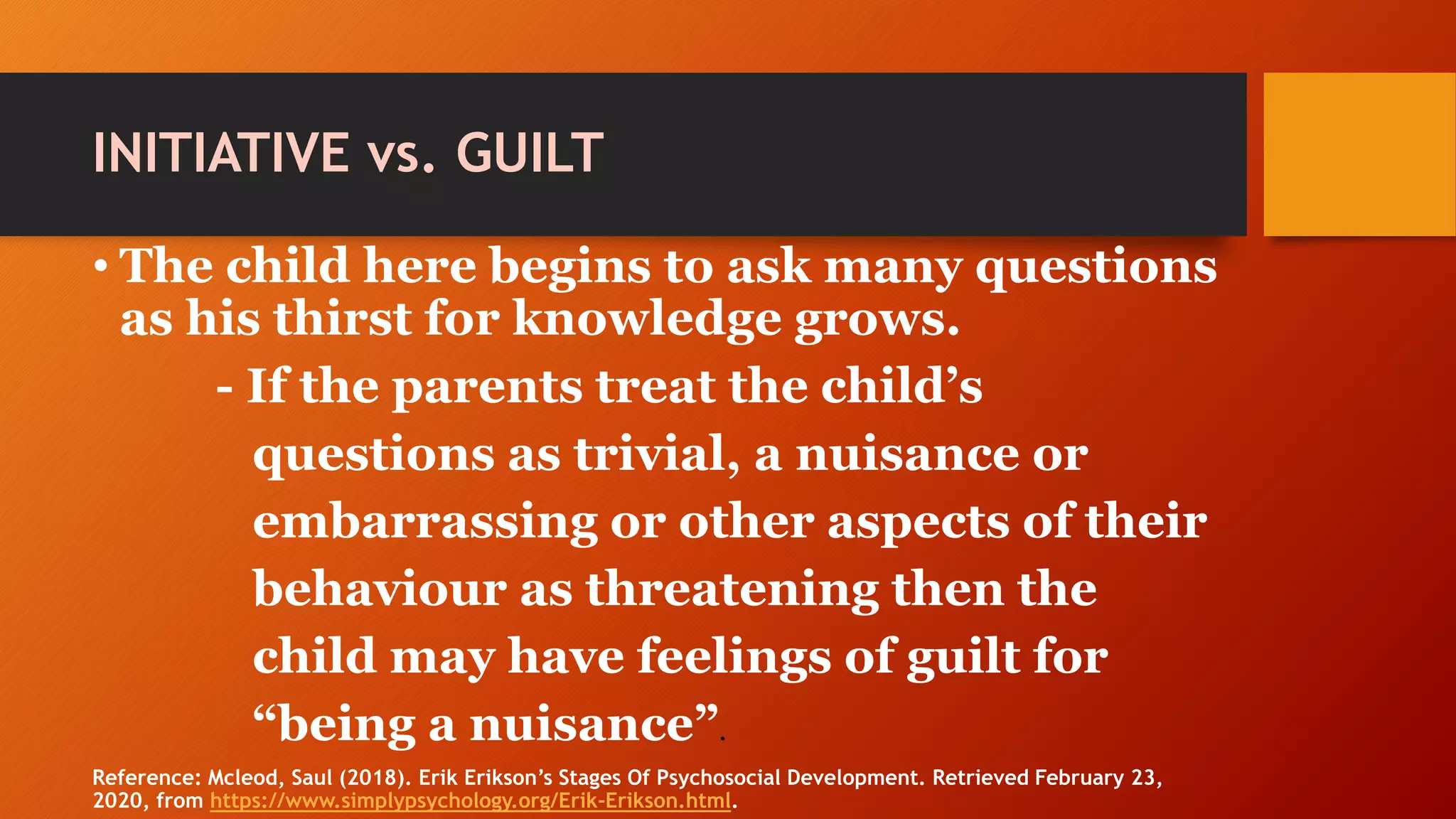 ERIK ERIKSON STAGES OF PSYCHOSOCIAL DEVELOPMENT | PPTX
