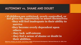 ERIK ERIKSON STAGES OF PSYCHOSOCIAL DEVELOPMENT | PPTX