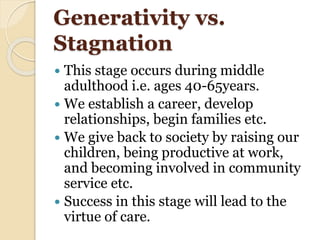 Erik Erikson’s theory of personality | PPTX