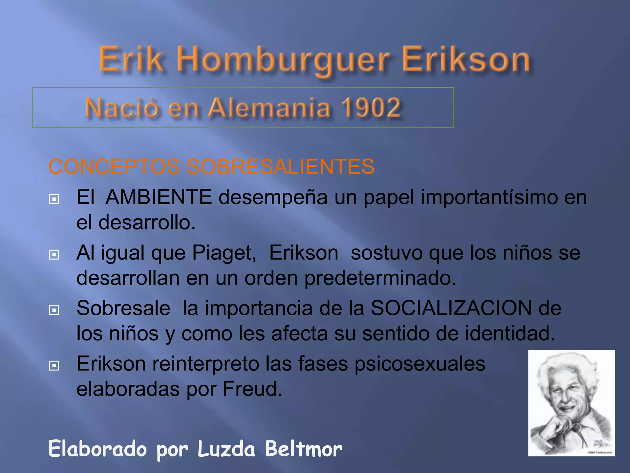 Erik erikson ultima | PPT