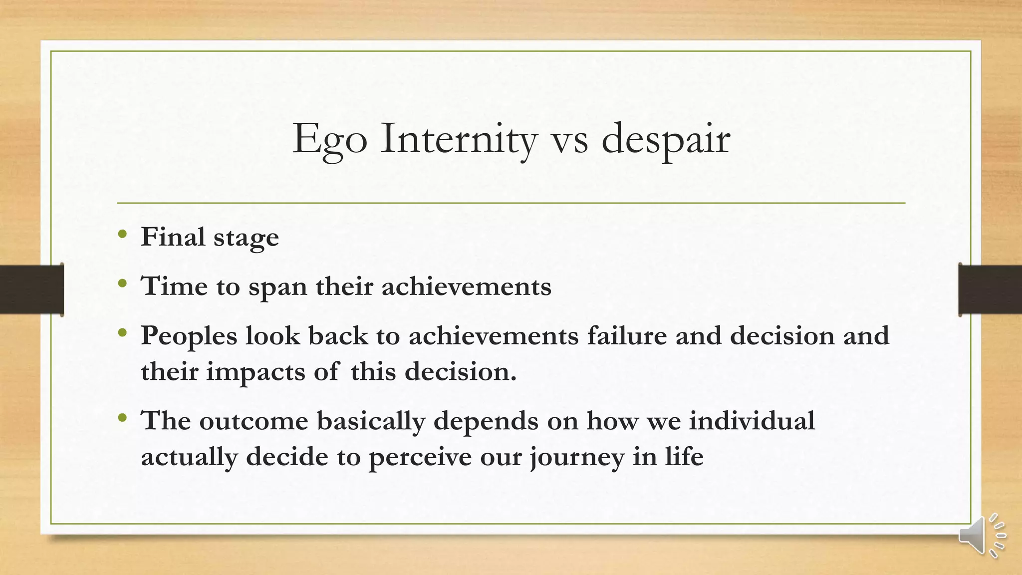Erik Erikson's Stages of Psychosocial Development | PPTX