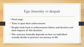 Erik Erikson's Stages of Psychosocial Development | PPTX