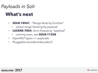 Payloads in Solr - Erik Hatcher, Lucidworks | PPT