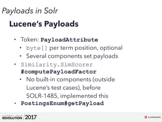 Payloads in Solr - Erik Hatcher, Lucidworks | PPT