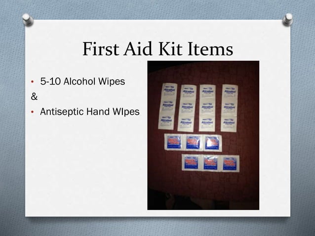 First Aid Kit Assignment | PPT