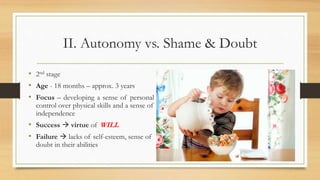 Erik Erikson's Psychosocial Stages of Development | PPTX