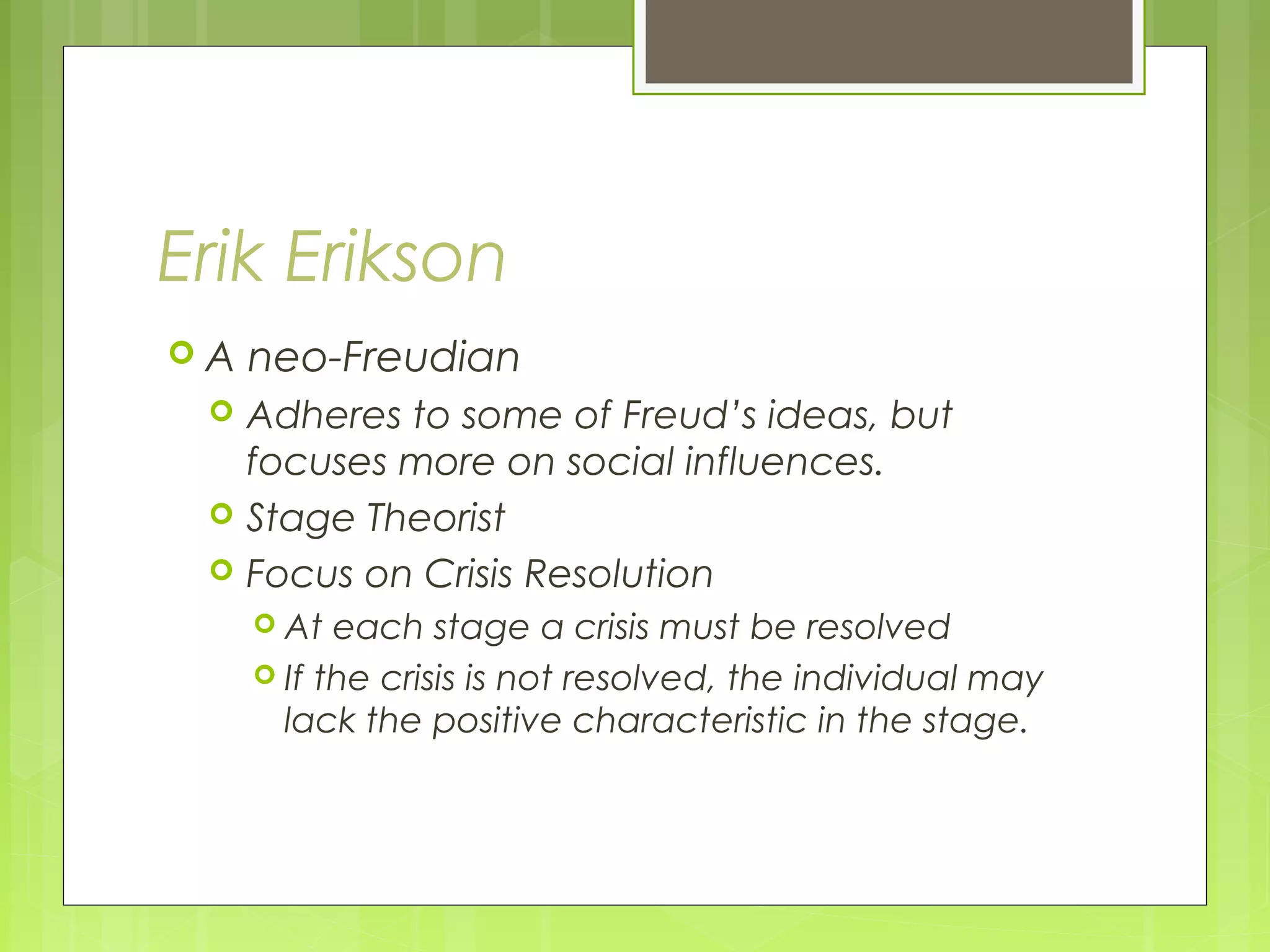 Erikson Psychosocial | PPT