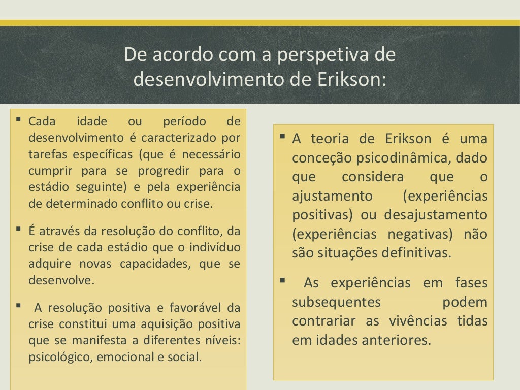 As 8 Fases Do Desenvolvimento Psicossocial De Erik Erikson Librain
