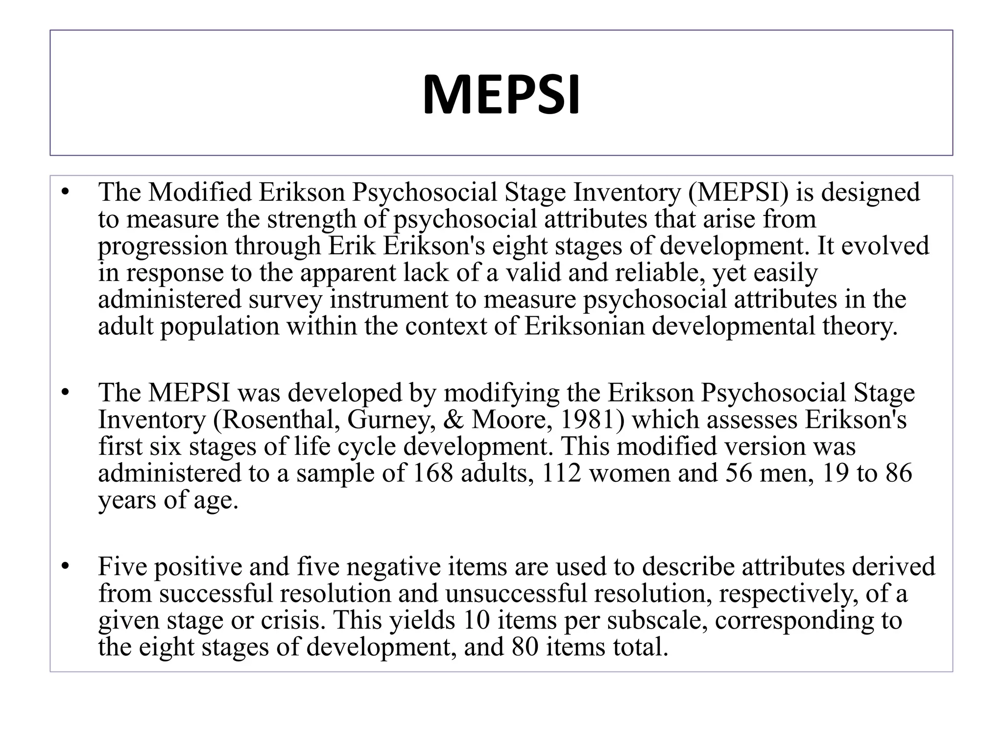 Erik Erikson's Psychosocial Stages of Development | PPTX