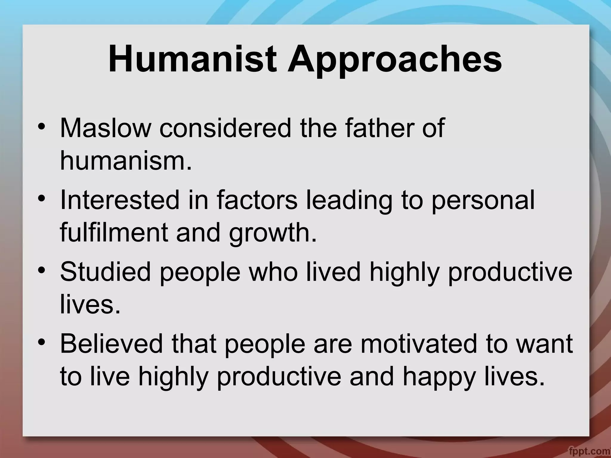Erikson, freud, maslow.theories of development | PPT