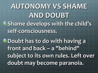 Erikson's Stages of Psychosocial Development | PPTX