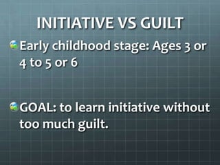 Erikson's Stages of Psychosocial Development | PPTX