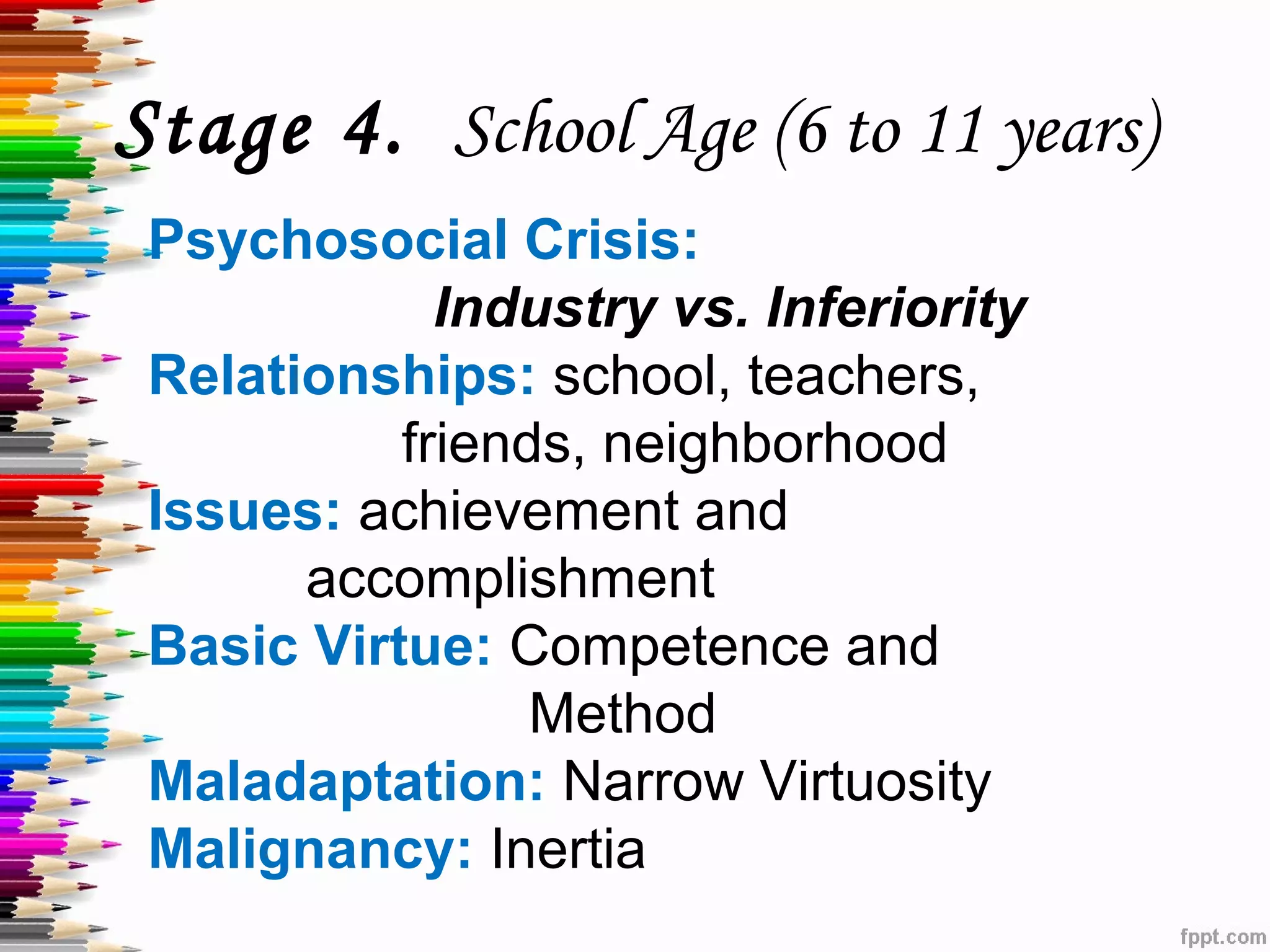 Eriksons 8 stages of development | PPT