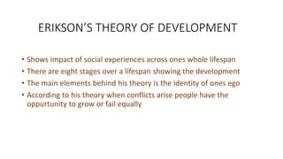 Erikson's psychosocial stages of development | PPT