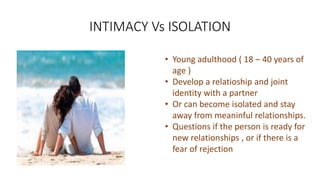 Erikson's psychosocial stages of development | PPT