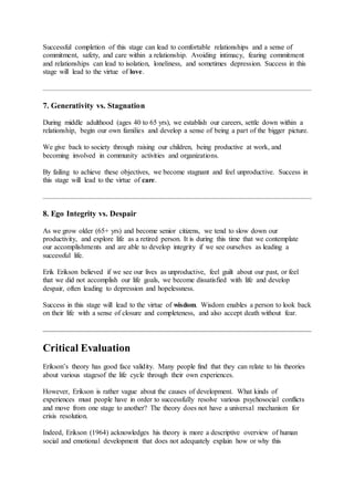 Erikson's stages | DOCX