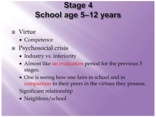 Erikson's stages of human development | PPT