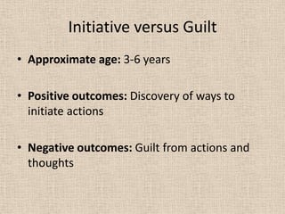 Erikson’s stages of psychological development | PPTX