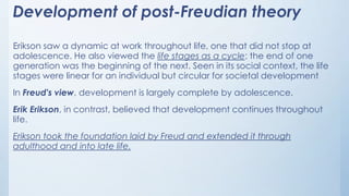 Erikson's stages of psychosocial development | PPTX
