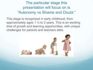 Erikson stages | PPTX