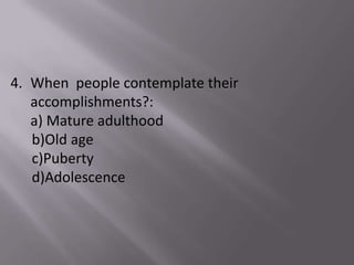 Erikson's theory of psychosocial development | PPT