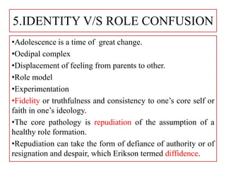Erikson’s theory of psychosocial development (1) | PPTX