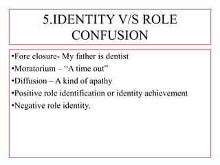 Erikson’s theory of psychosocial development (1) | PPTX