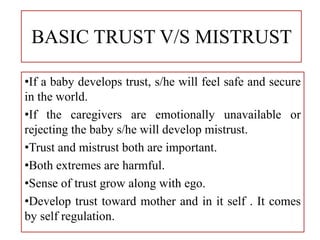 Erikson’s theory of psychosocial development (1) | PPTX