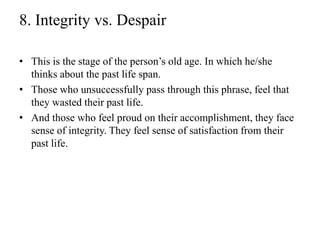 Erikson s theory | PPTX | Parenting Children Aged 4-11 | Parenting