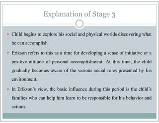 Erikson 8 stages theory | PDF