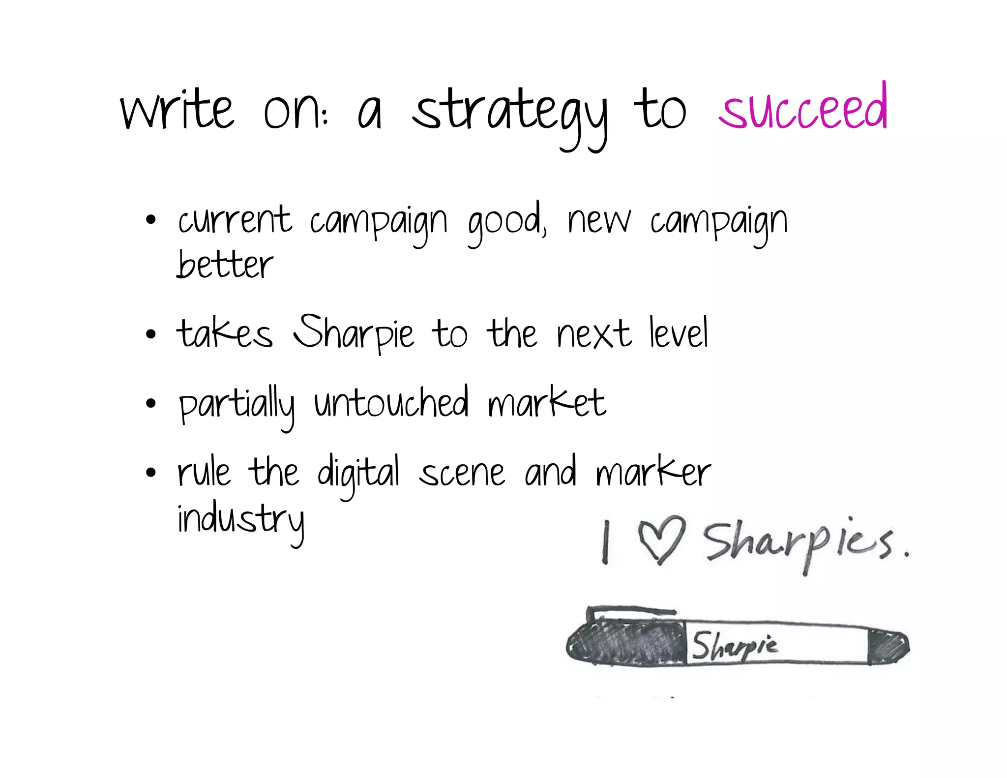 Make a Permanent Mark: Sharpie's Digital Strategy & Campaign | PPT