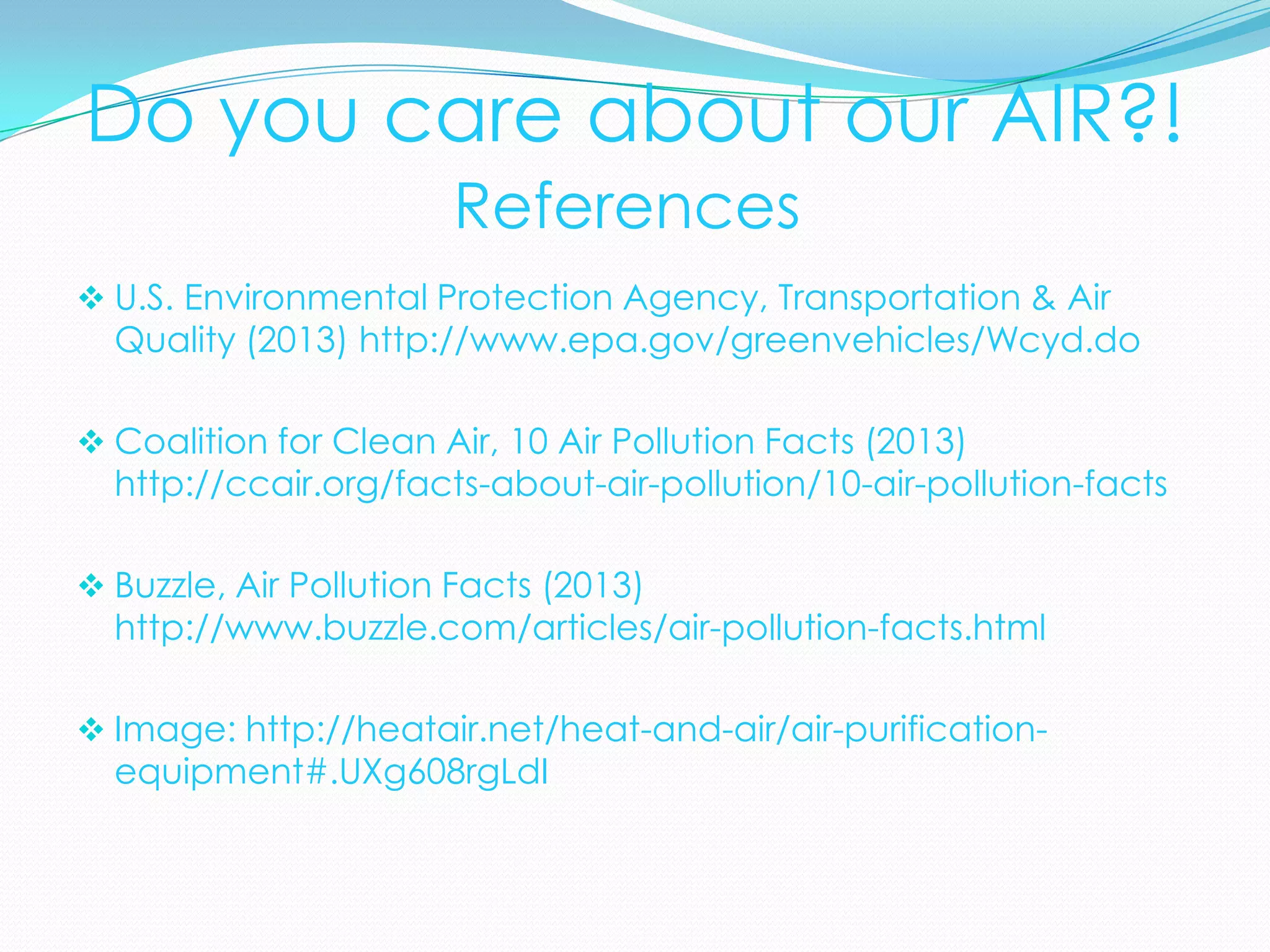 Air Pollution PSA | PPTX