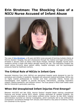 Erin Strotman_ The Shocking Case of a NICU Nurse Accused of Infant ...