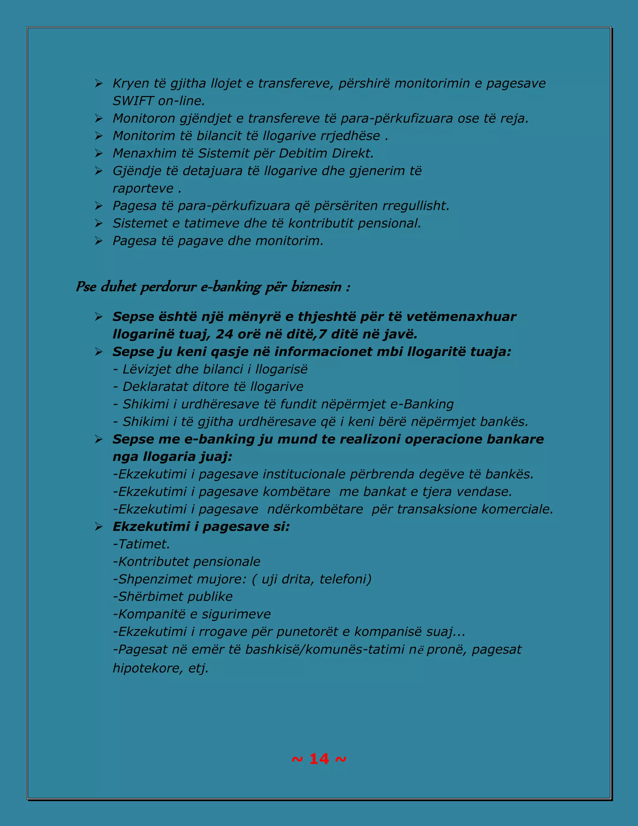 E-banking (word) | DOCX