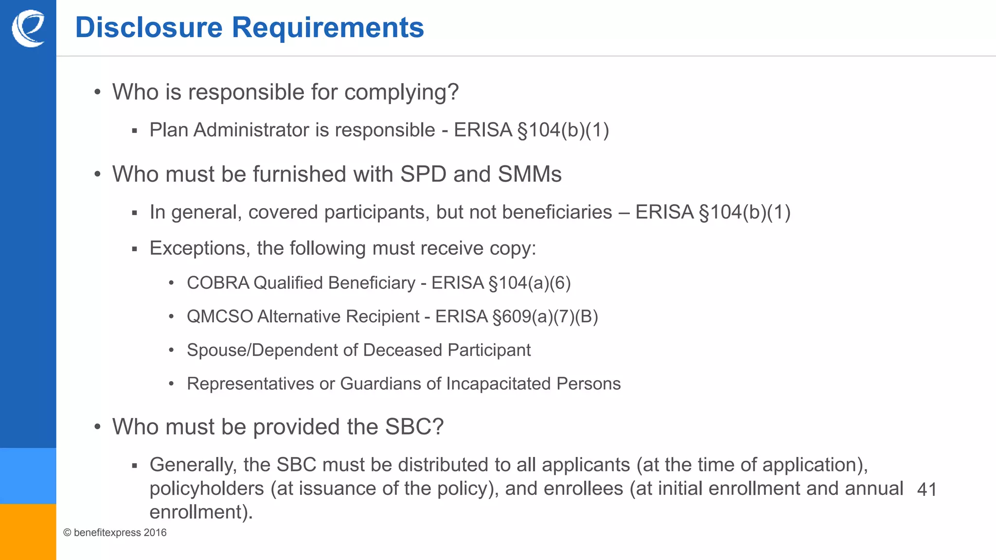 ERISA 201: Advanced ERISA Compliance Review | PPT