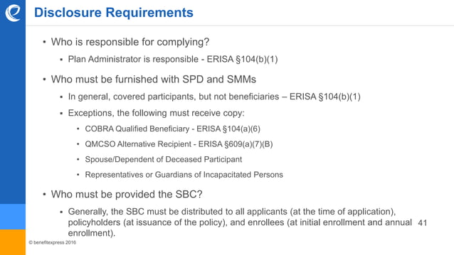 ERISA 201: Advanced ERISA Compliance Review | PPT