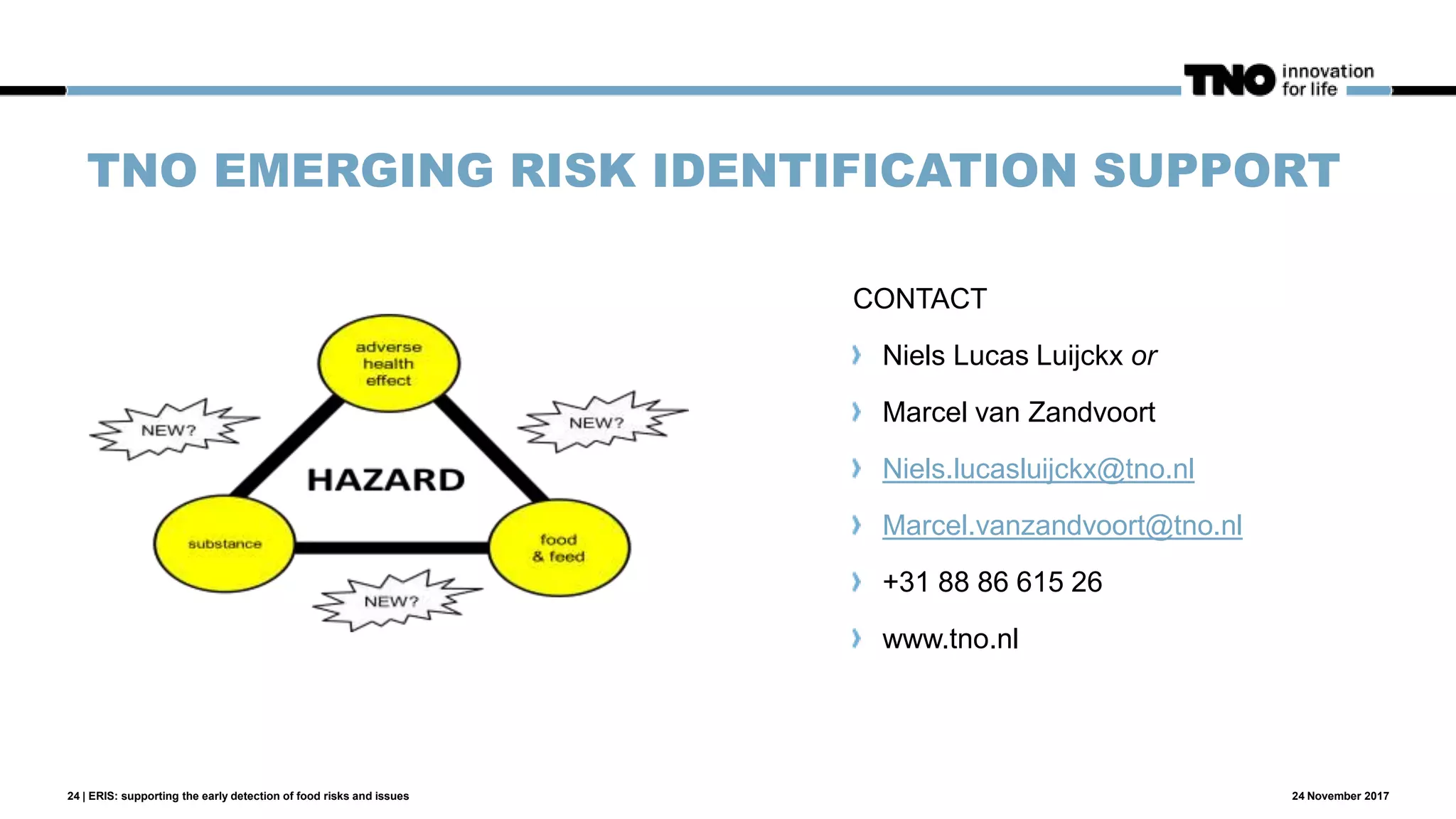 ERIS-Emerging Risk Identification Support System | PPT