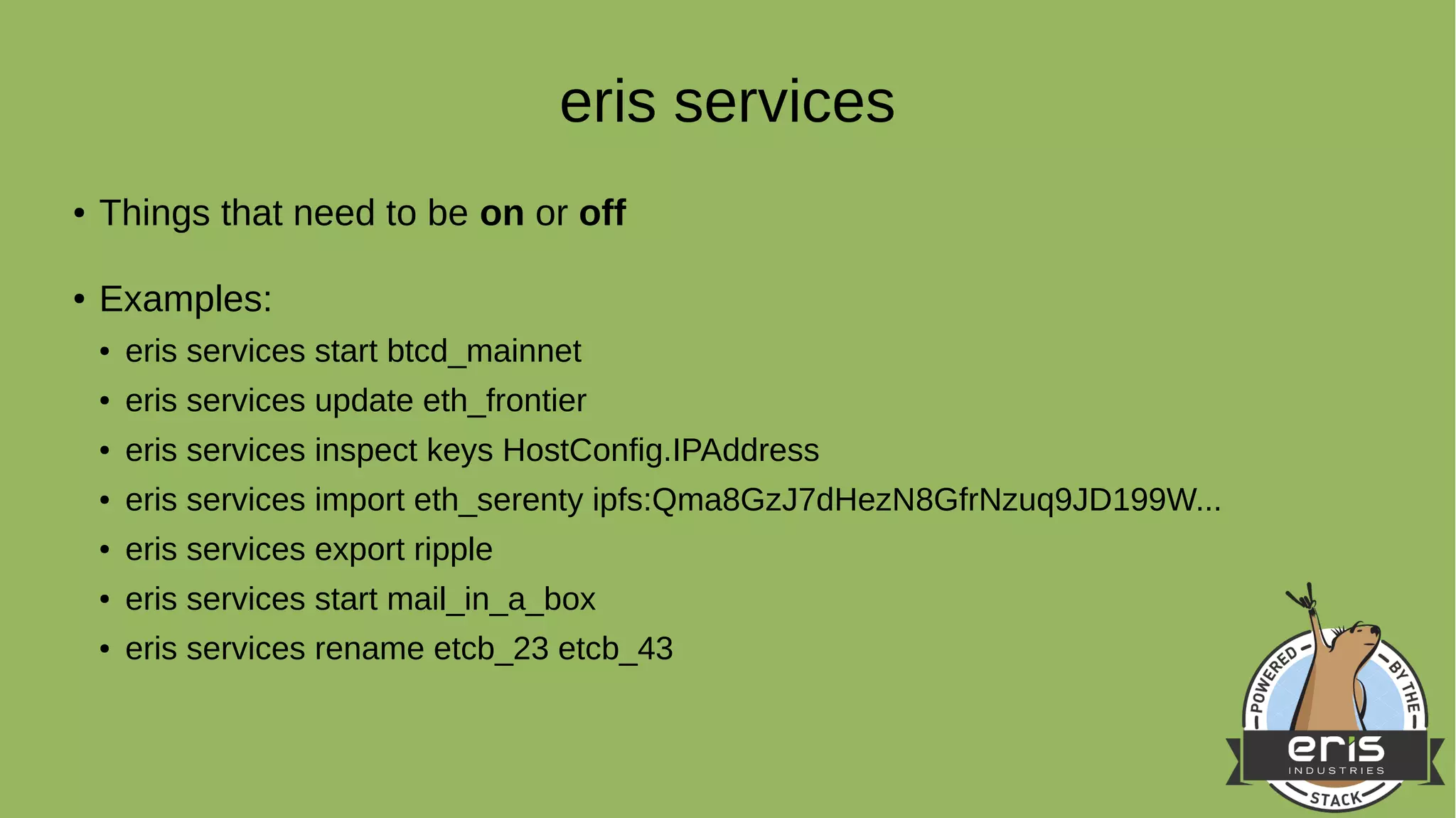 eris:platform -- An Introduction | PDF