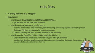 eris:platform -- An Introduction | PDF