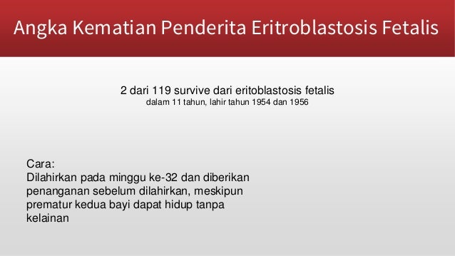 Eritroblastosis Fetalis