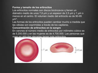 Eritrocitos, anemia y policitemia diagnostico y tratamiento | PPT