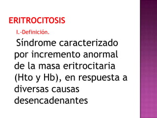 Eritrocitosis | PPTX