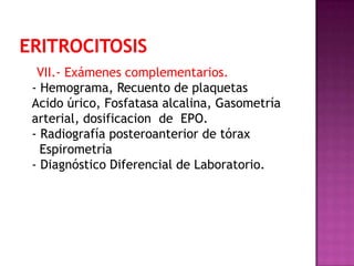 Eritrocitosis | PPTX