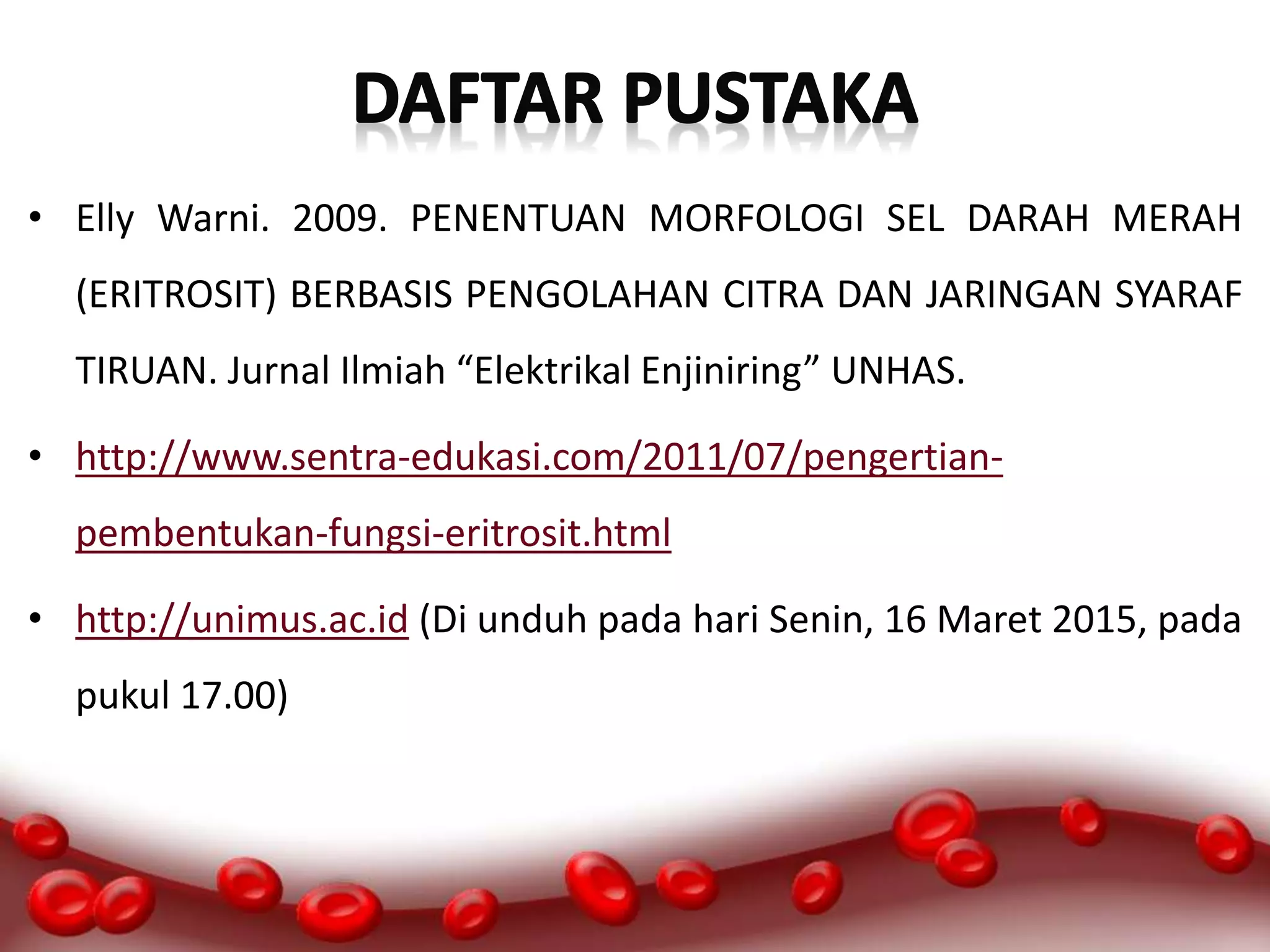 Eritropoiesis | PPTX