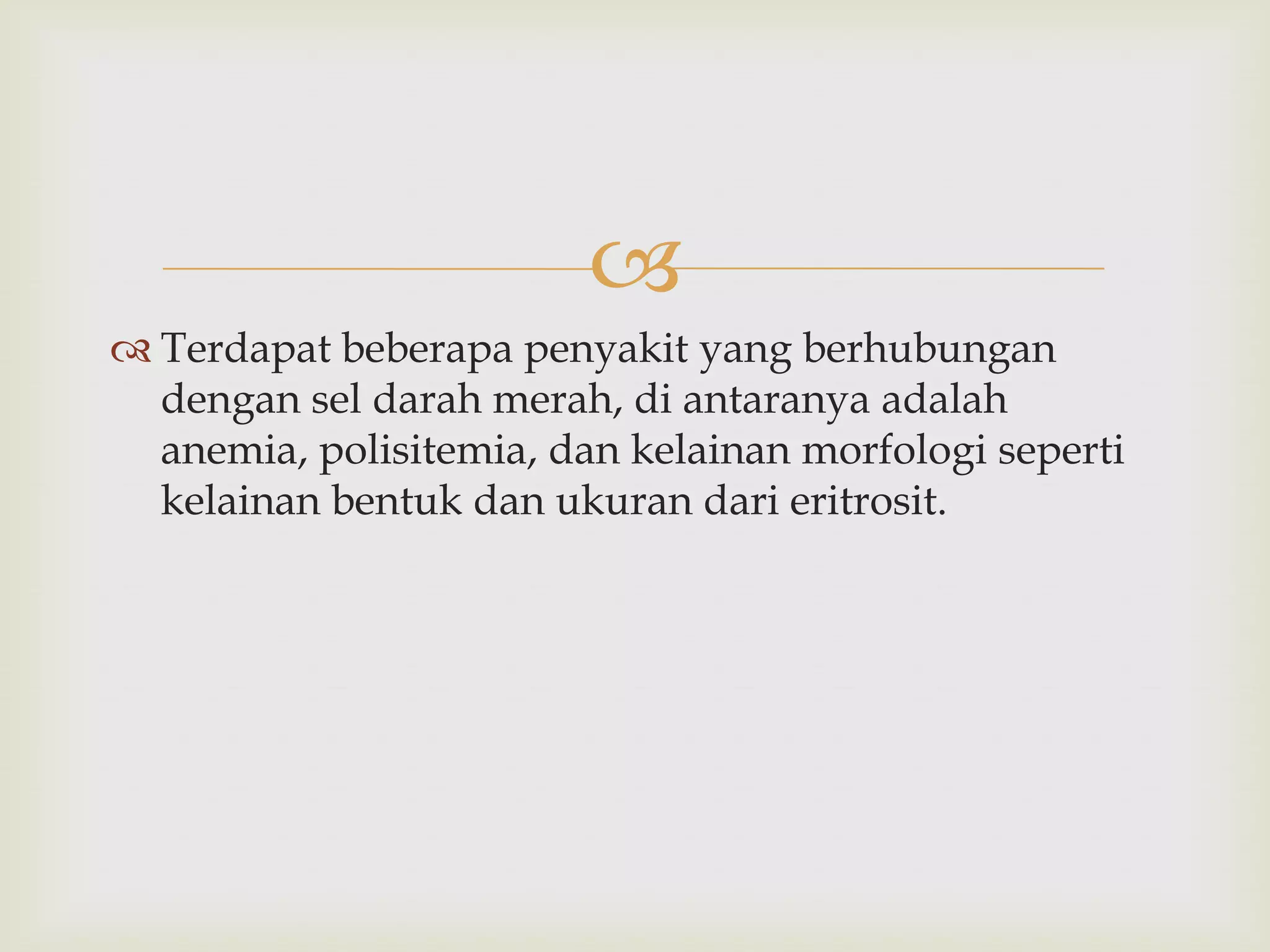 Eritrosit (sel darah merah) | PPTX
