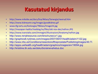Erituselundid | PPT