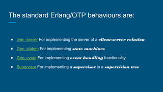 Erlang supervisor explained | ODP