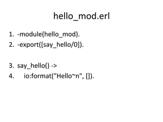 Erlang Lightning Talk | PDF | Programming Languages | Computing