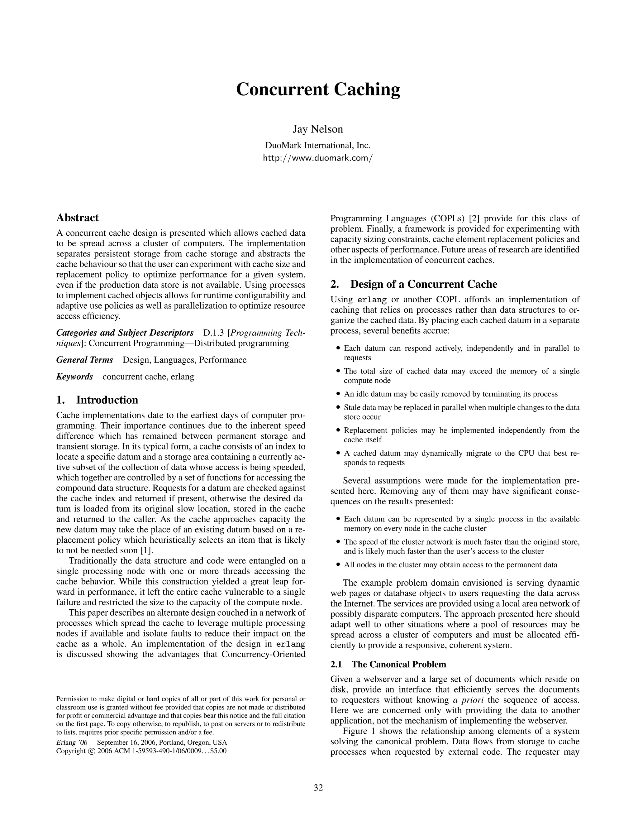 Erlang Cache | PDF | Databases | Computer Software and Applications